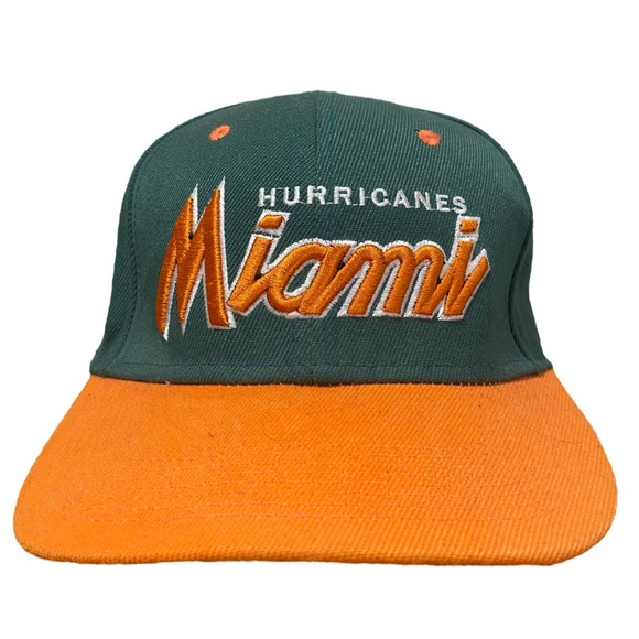 Zephyr | Accessories | Vintage Miami Hurricanes Script Snapback Ncaa ...